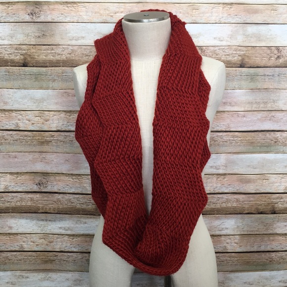 None | Accessories | Burnt Orange Infinity Scarf | Poshmark